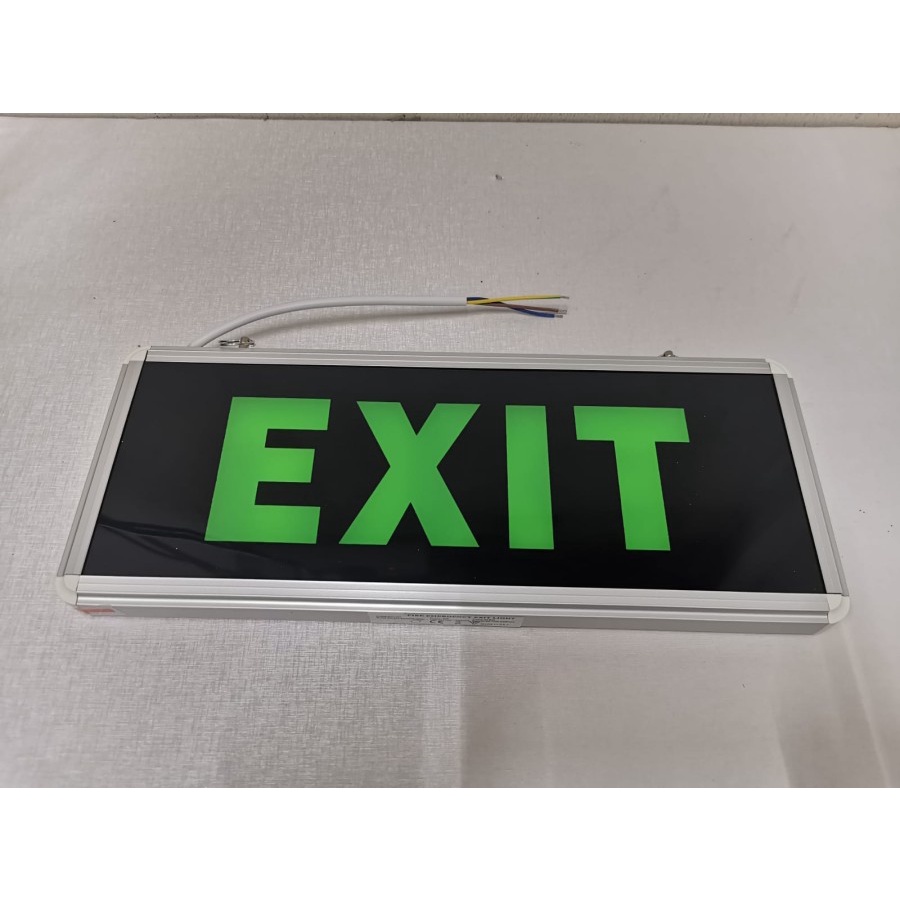 Jual Lampu Exit led 2 sisi/lampu emergency exit | Shopee Indonesia