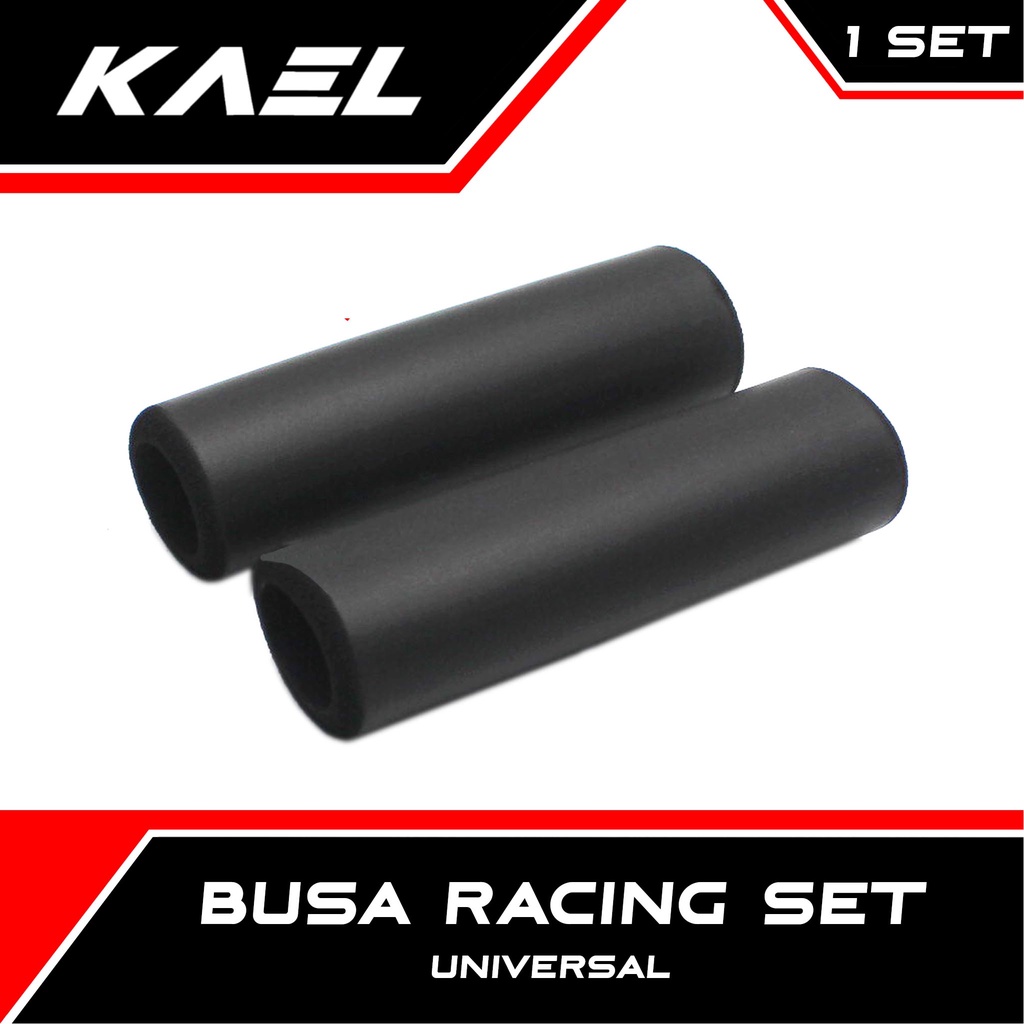 Jual Busa Handgrip Racing Set Hitam Polos 1 Set Universal Motor Hand ...