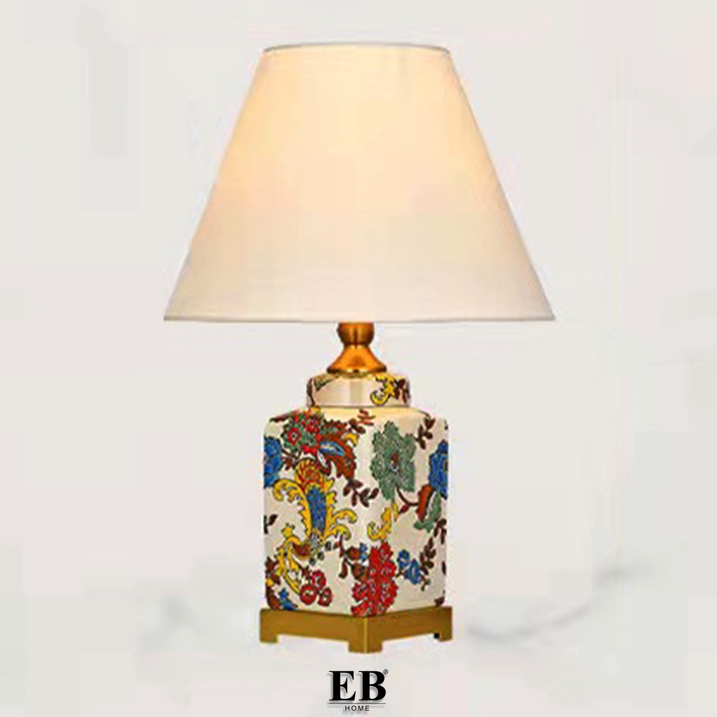Jual Lampu Hias Meja/ Flower Oriental Retro Table Lamp EB Home 529/12 ...