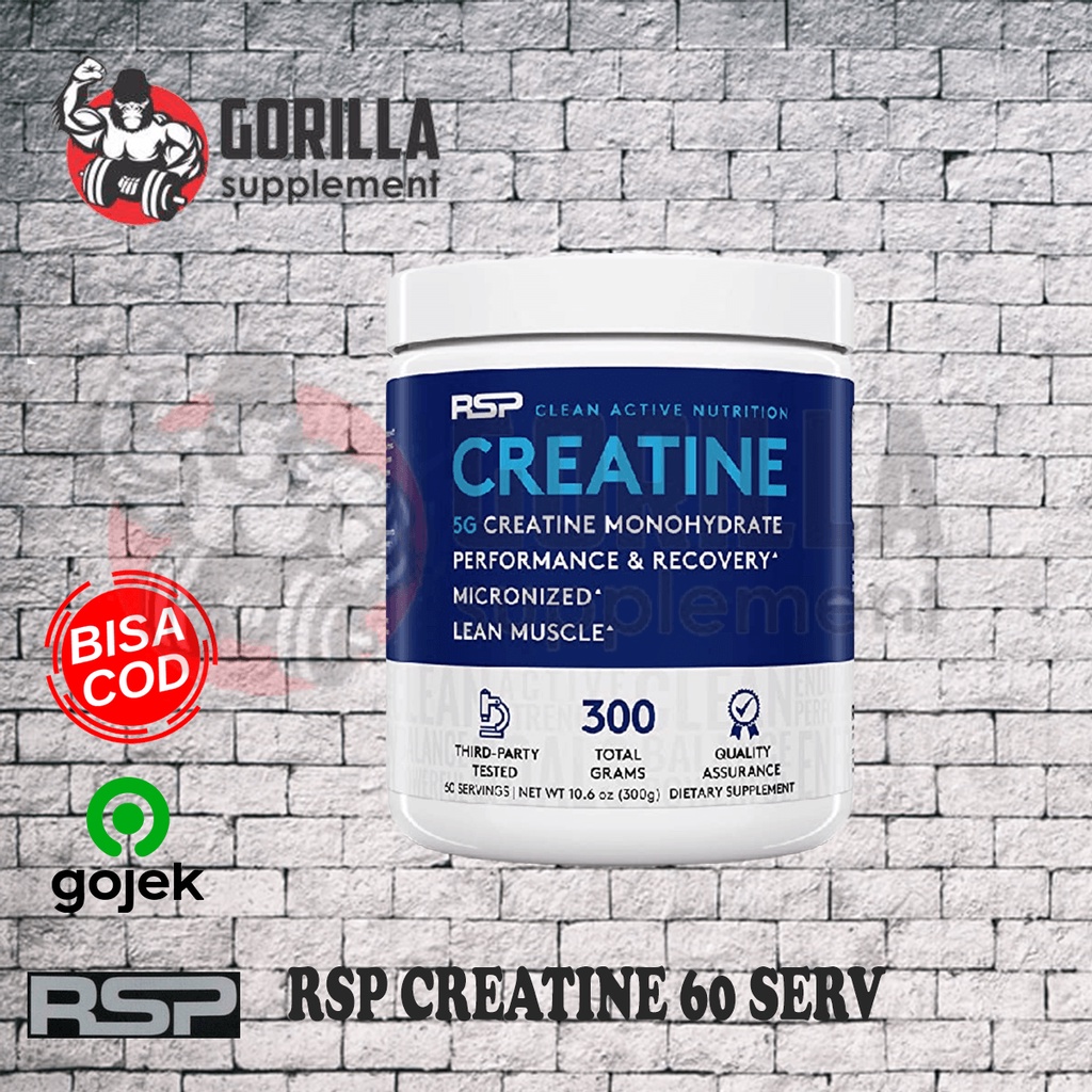 Jual RSP CREATINE 300 Gram Creatiine Nutrion RSP NUTRION | Shopee Indonesia