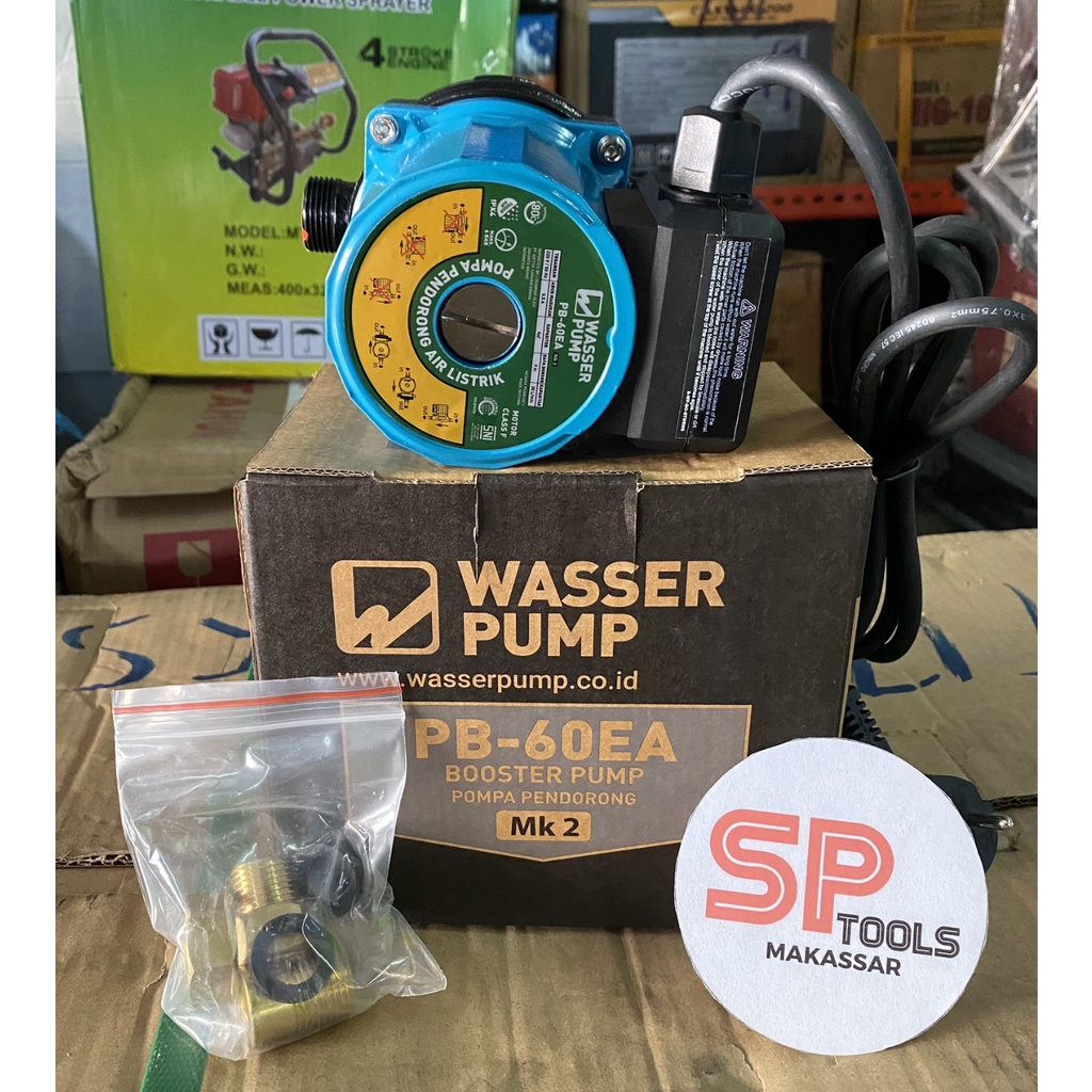 Jual MESIN POMPA PENDORONG BOOSTER AIR OTOMATIS AUTO WASSER PB-60EA ...