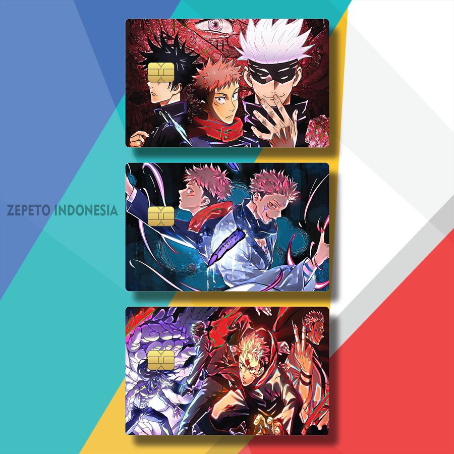 Jual GARSKIN ATM AESTHETIC FOTO ANIME JUJUTSU KAISEN HOLOGRAM QYVPP ...