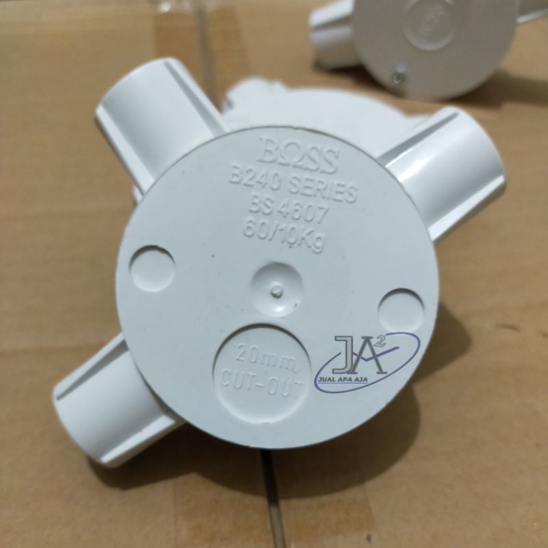 Jual Tee dus BOSS Tebal 20mm Putih Tdos High Quality tempat sambungan ...