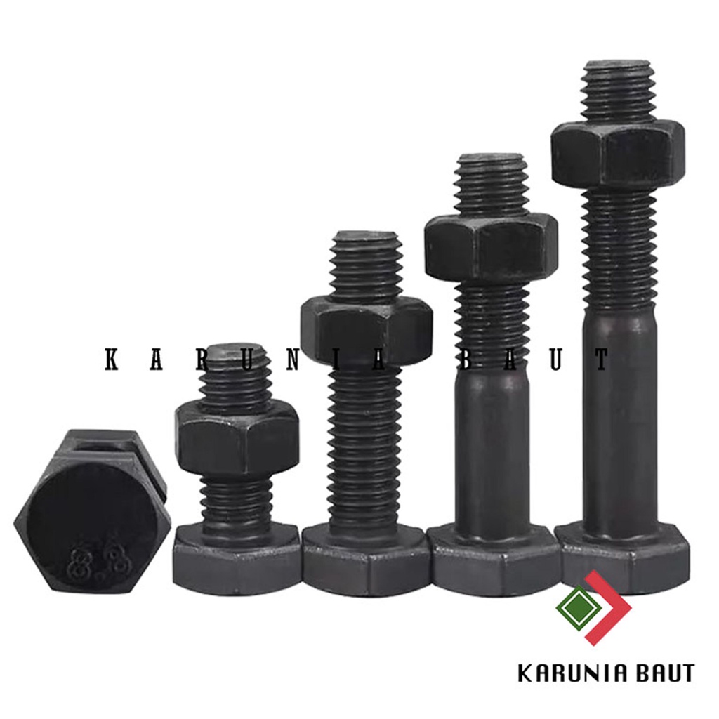 Jual BAUT & MUR M12 BAJA HITAM DRAT 12 MM PITCH 1.75 MM KUNCI RING PAS 19 | Shopee Indonesia