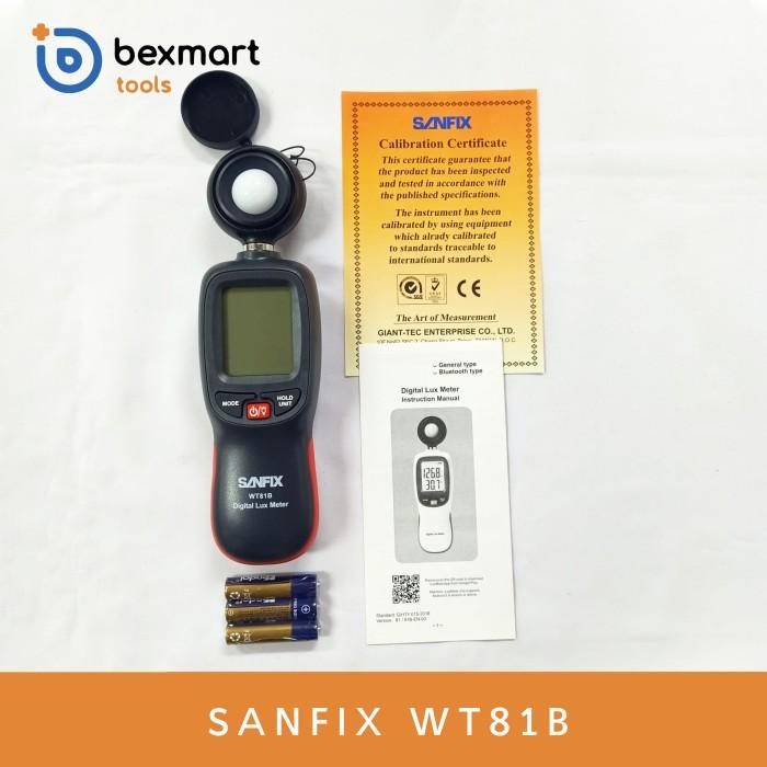 Jual Alat Ukur Digital Lux Meter (With Bluetooth) Sanfix Wt81B / Wt 81 B | Shopee Indonesia