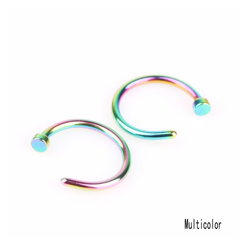 Jual ️1 Pc Cincin Tindik Hidung Palsu Bentuk U Bahan Stainless Steel ...