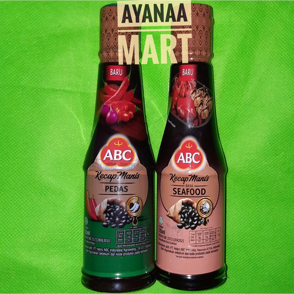 Jual ABC Kecap Manis Rasa Seafood Daging Asap Pedas Manis 135 ml ...