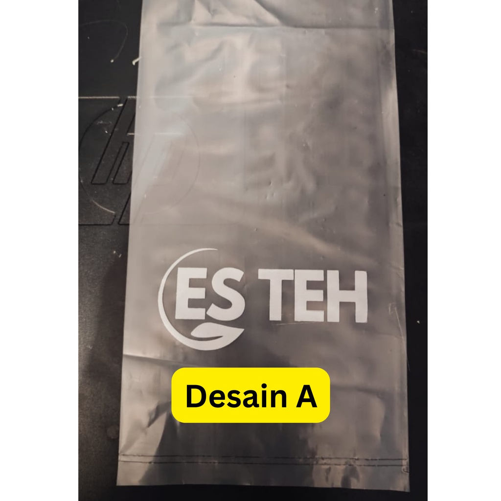 Jual Plastik PE 12x25 sablon Es teh | Shopee Indonesia