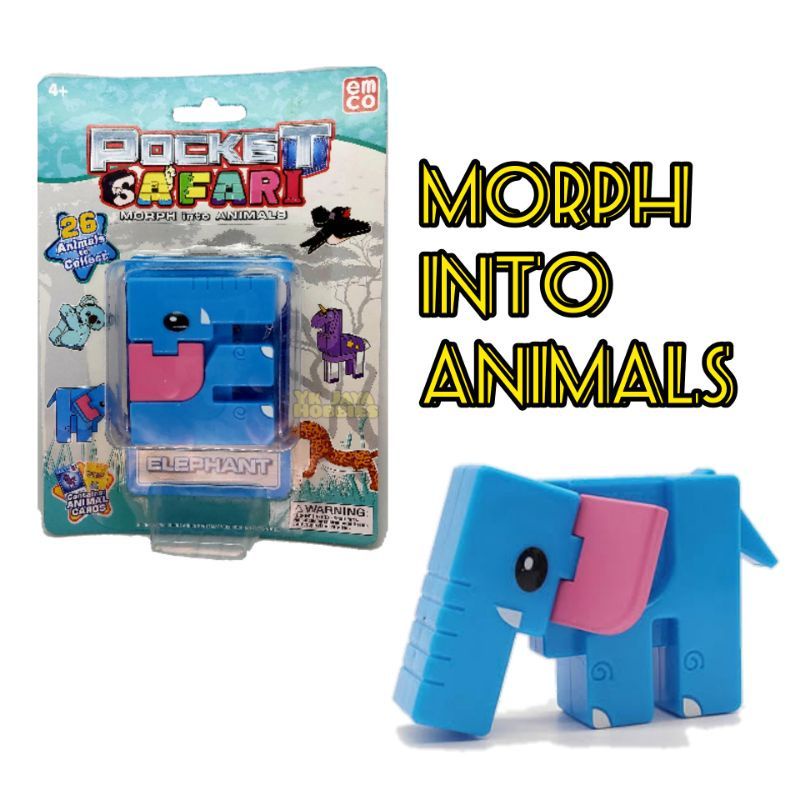 Jual Emco Pocket Safari Alphabet Mainan edukasi Huruf Jadi Hewan ...