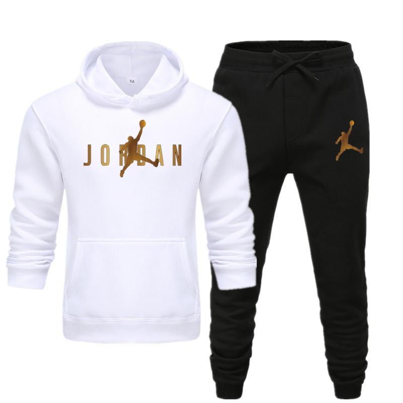 Jual SET JORDAN BASKET GOLD II Setelan Celana Jogger & Jumper Hoodie II ...