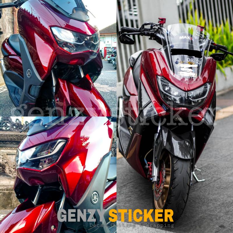 Jual stiker darkred candy skotlet merah maroon metalic glossy scotlet ...