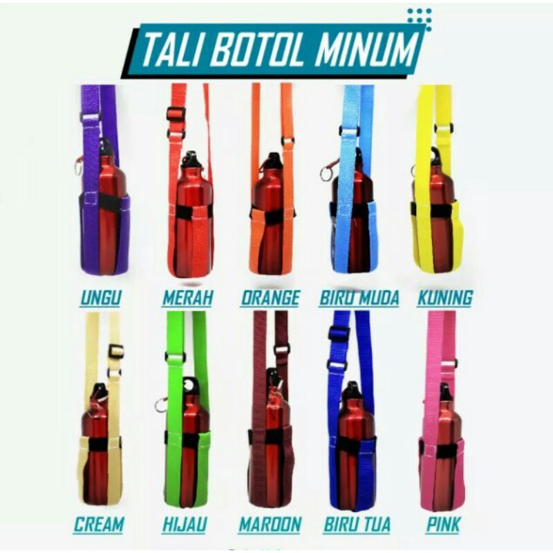 Jual Tas Tali Botol minum serbaguna tali slempang T B | Shopee Indonesia