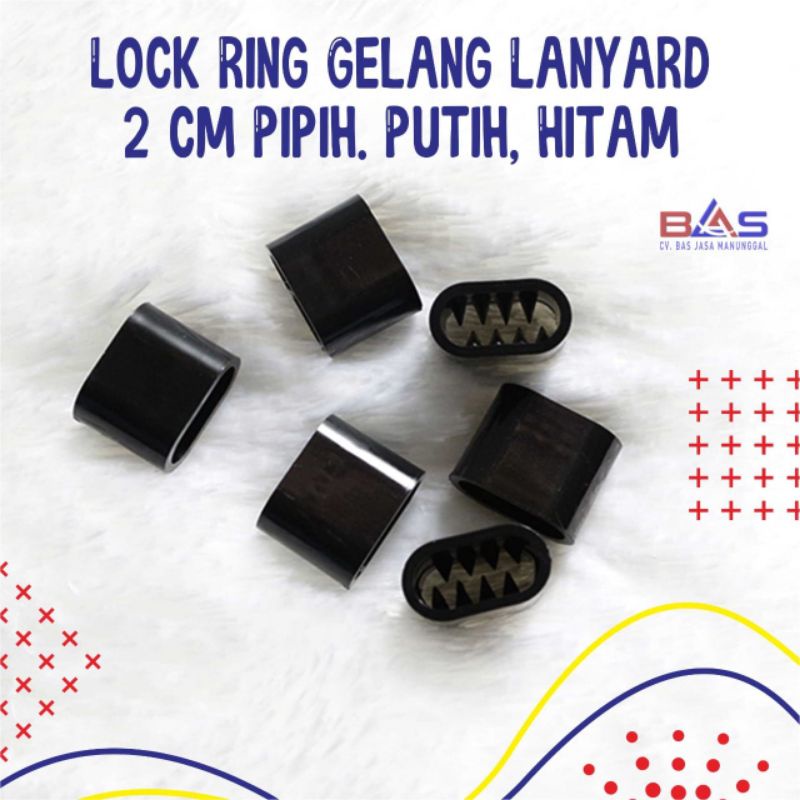 Jual Lock Ring Gelang / pengunci gelang tiket Ukuran 2 cm - Pipih ...