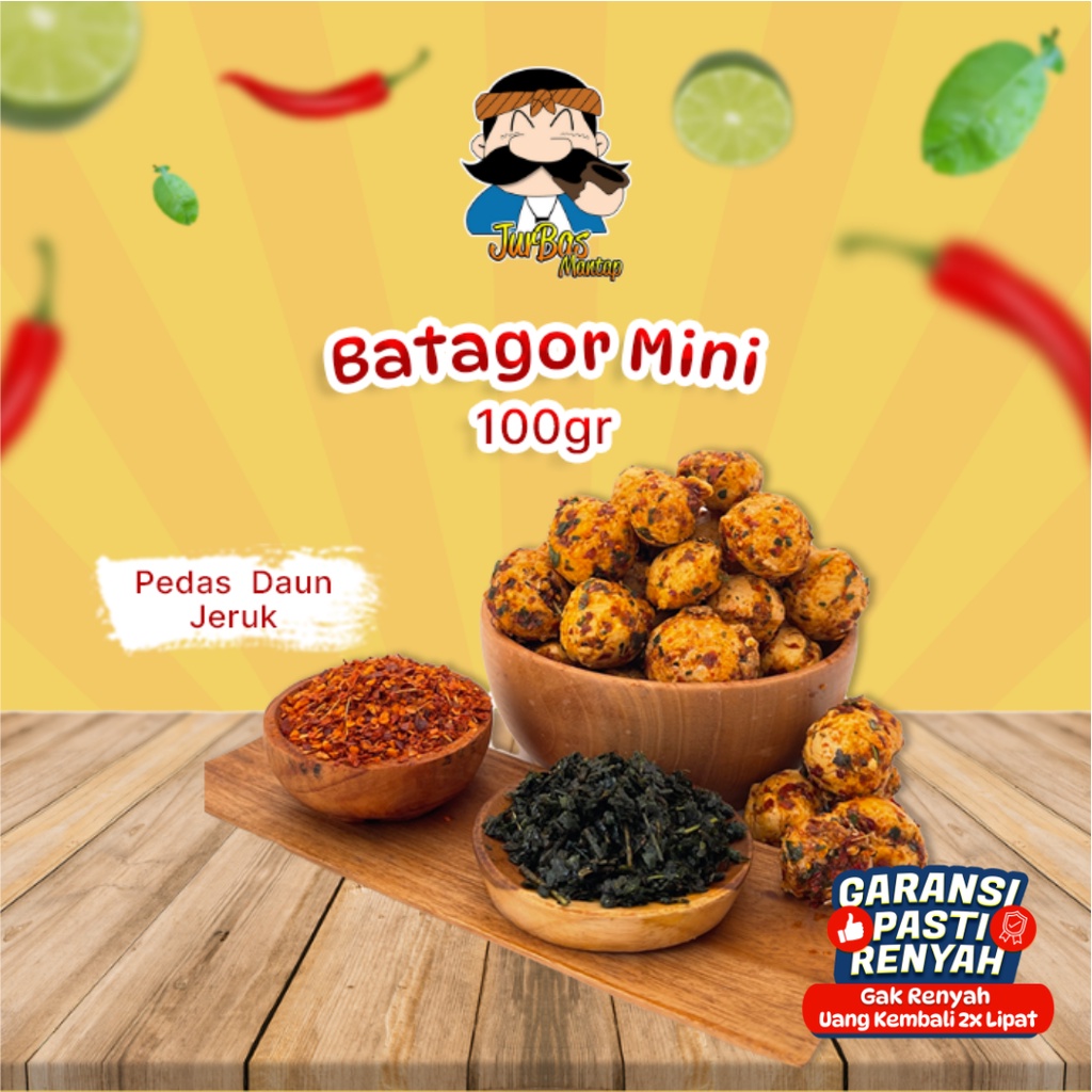 Jual Batagor Mini Kering 100 Gram by Juragan Basreng | Shopee Indonesia
