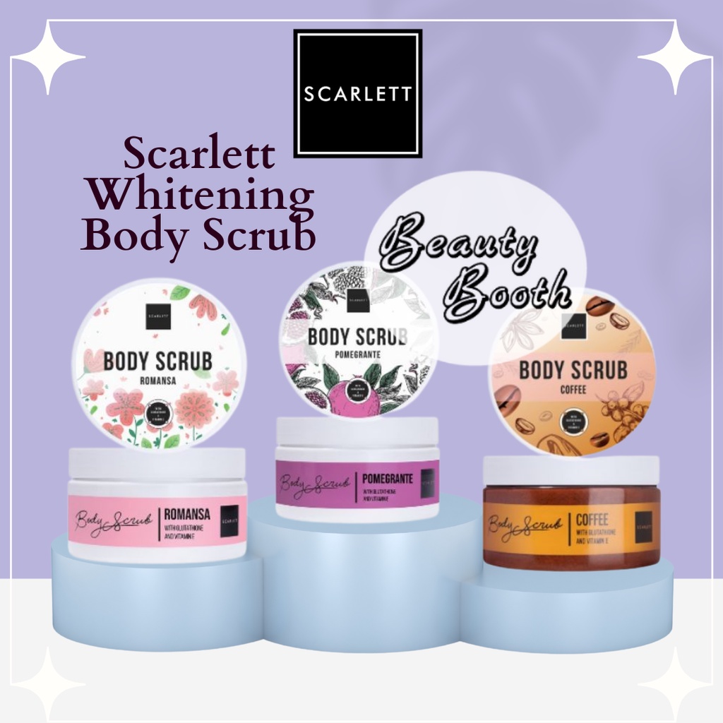 Jual SCARLET Whitening Body Scrub SCARLETT By Felicya Angelista ...