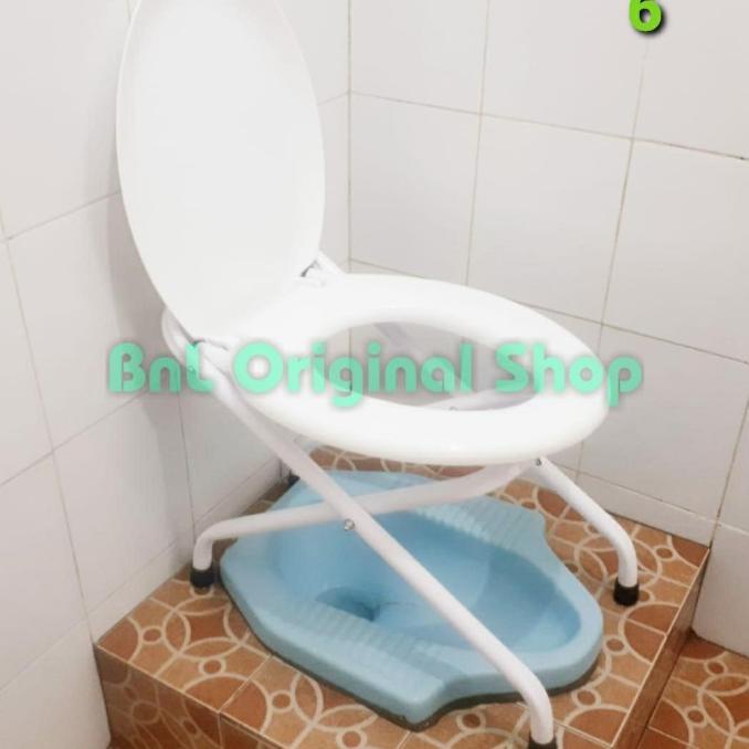 Jual Promo wc kursi toilet duduk portable lipat silahkan order | Shopee ...