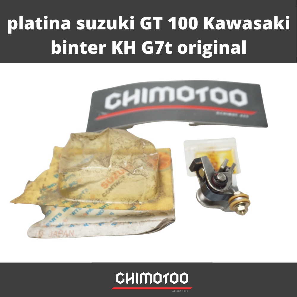 Jual platina suzuki GT 100 Kawasaki binter KH G7t original | Shopee ...