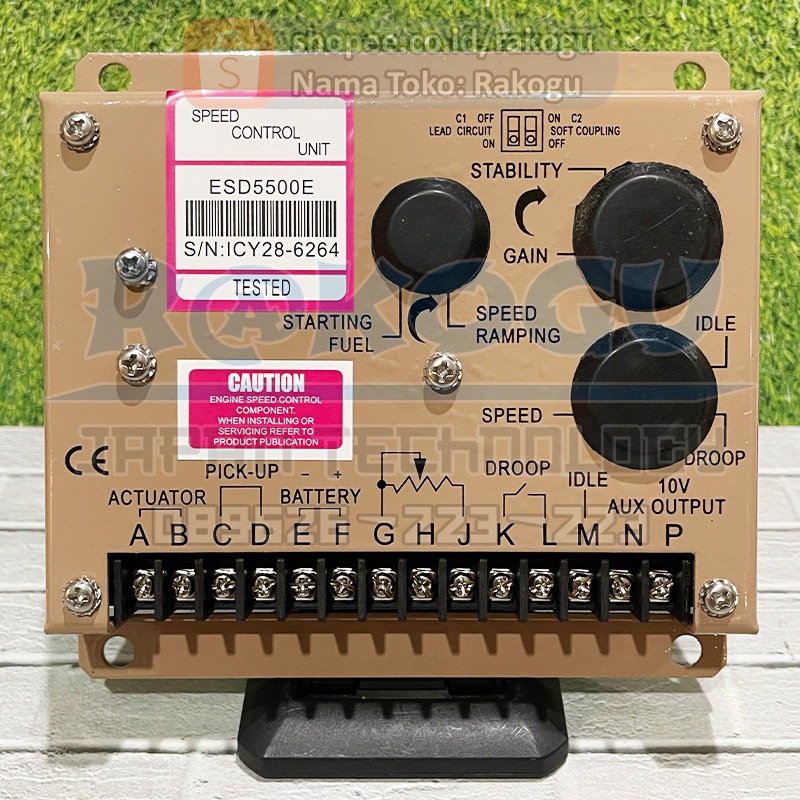 Jual Genset Speed Control ESD5500E Engine Governor ESD 5500E ESD5500 ...