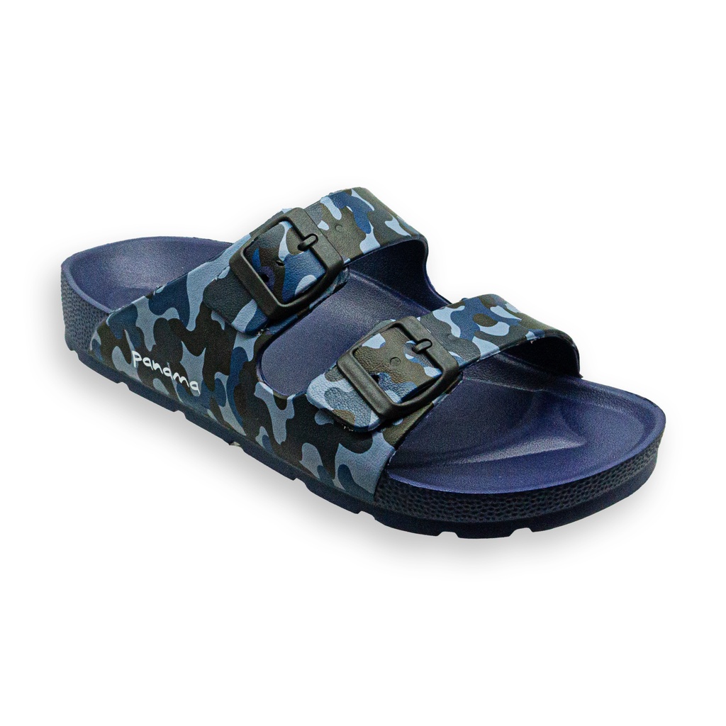 Jual Panama Torso Camo TMC03 Navy Sandal Karet Cowok Sendal Slip On ...