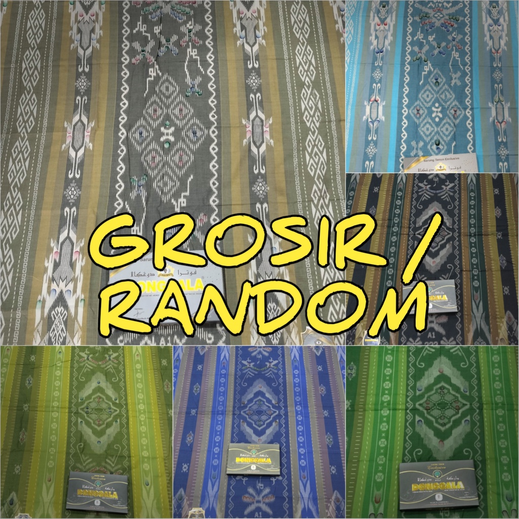 Jual SARUNG DONGGALA A1 KATUN ASLI HABIB ABDILLAH MOTIF QATAR TORAJA HITAM BATIK | Shopee Indonesia