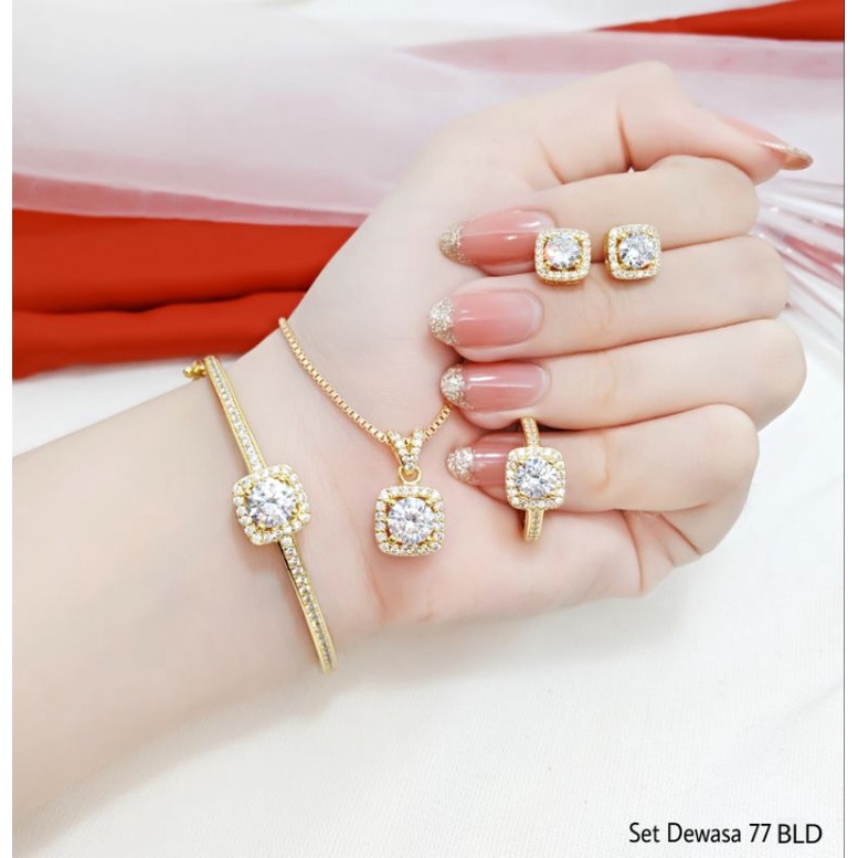 Jual Perhiasan Set Xuping Premium Set Ayu Gold 77 BLD | Shopee Indonesia