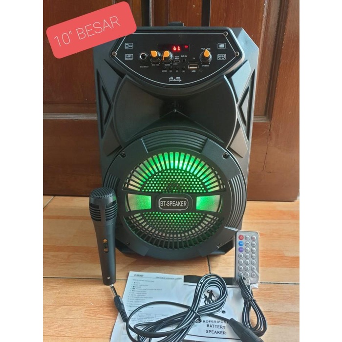 Jual SPEAKER KOPER 10 INCH BLUETOOTH ADA RODA MERK JBK BESAR+MIC ECHO ...