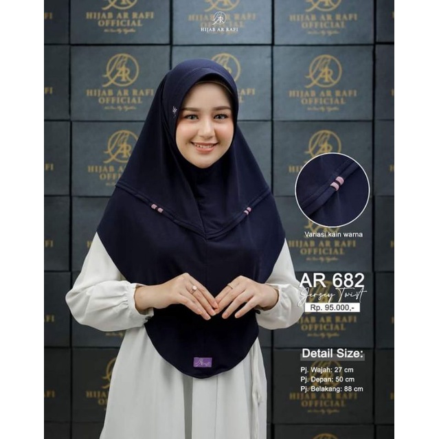 Jual hijab blusukan Ar 682 arrafi | Shopee Indonesia