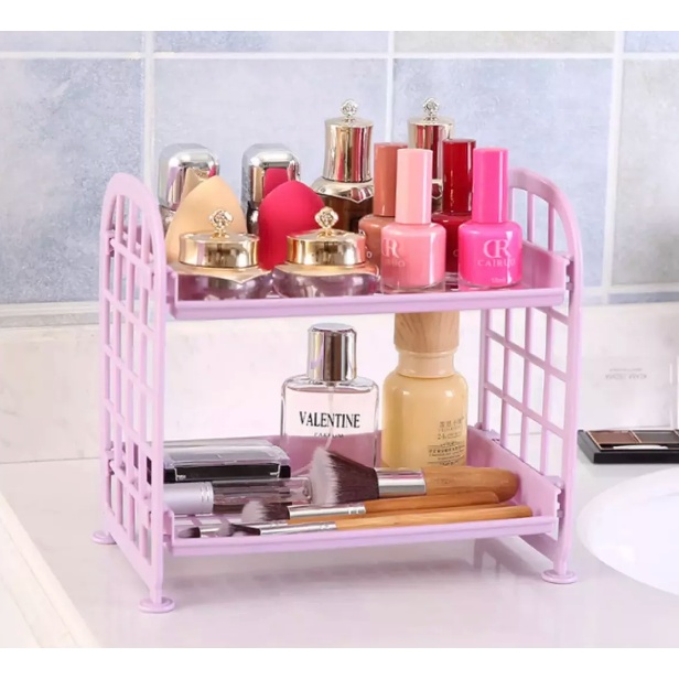 Jual Rak Mini Meja 2 Susun Tingkat Kecil Kerja Kantor Stasionery ...