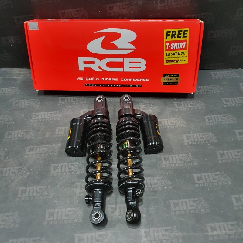 Jual Shockbreaker Sok Belakang RCB MB2+ MB2 Plus 335mm Yamaha Rx King Hitam | Shopee Indonesia