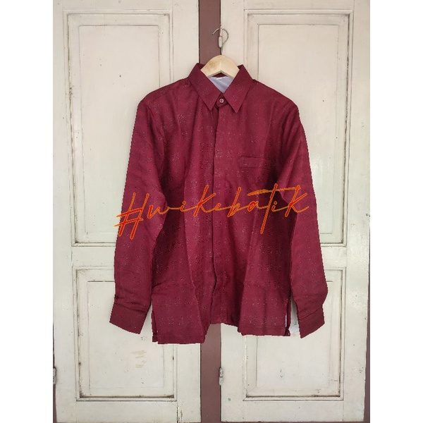 Jual BATIK TRUSMI KHUSUS KEMEJA VISCOSE POLOS | Shopee Indonesia