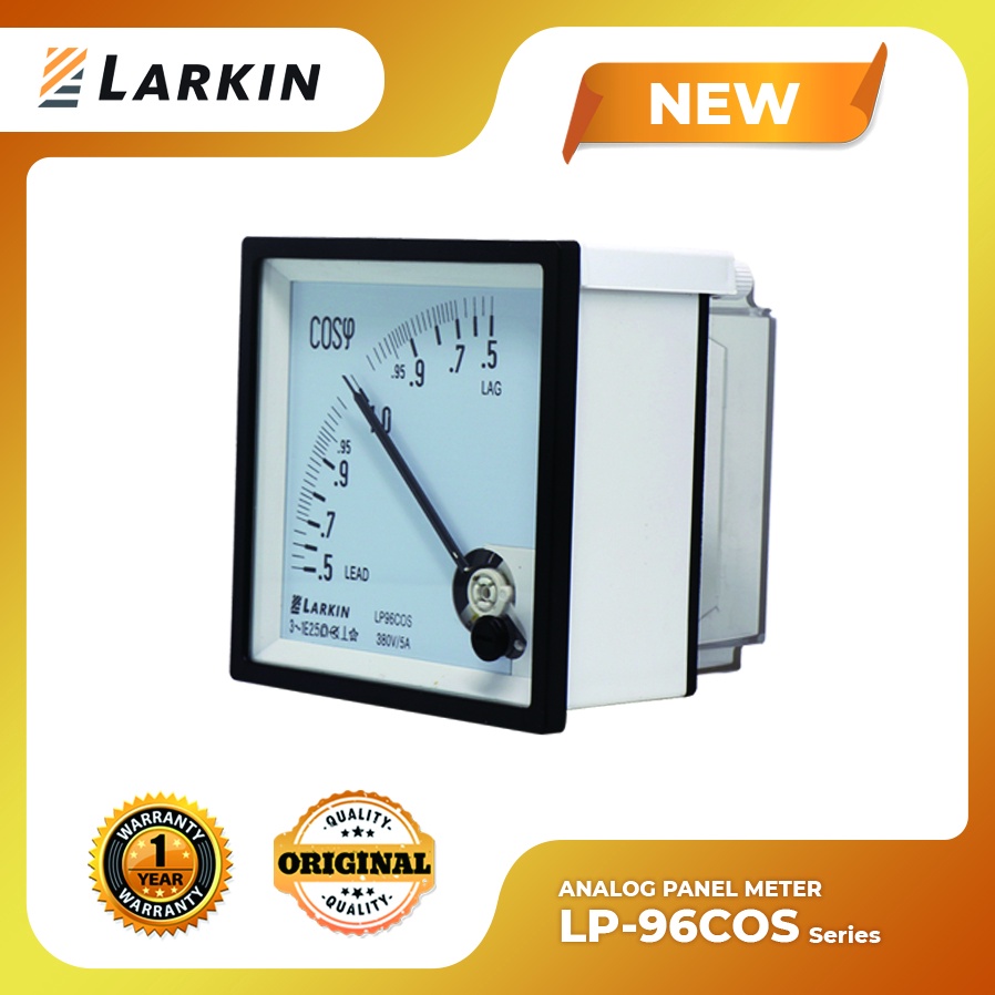 Jual Analog Power Factor Cos Phi Panel Meter 96x96 Jarum Larkin LP ...