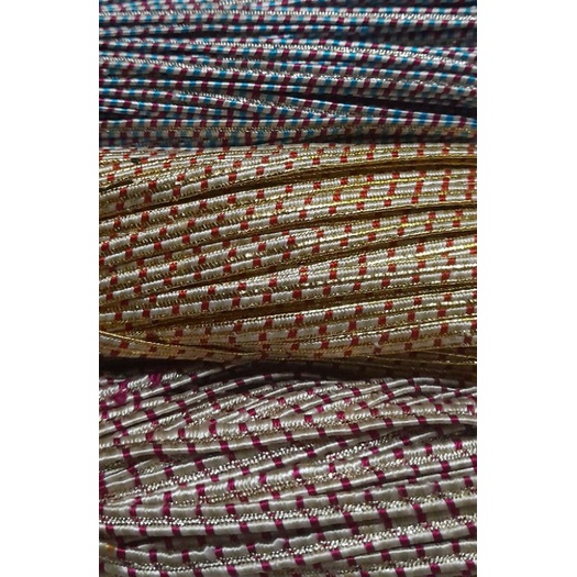 Jual Tali Hias Tali Tambang Tali Kreasi Tali Nilon Tali Gold Meteran ...