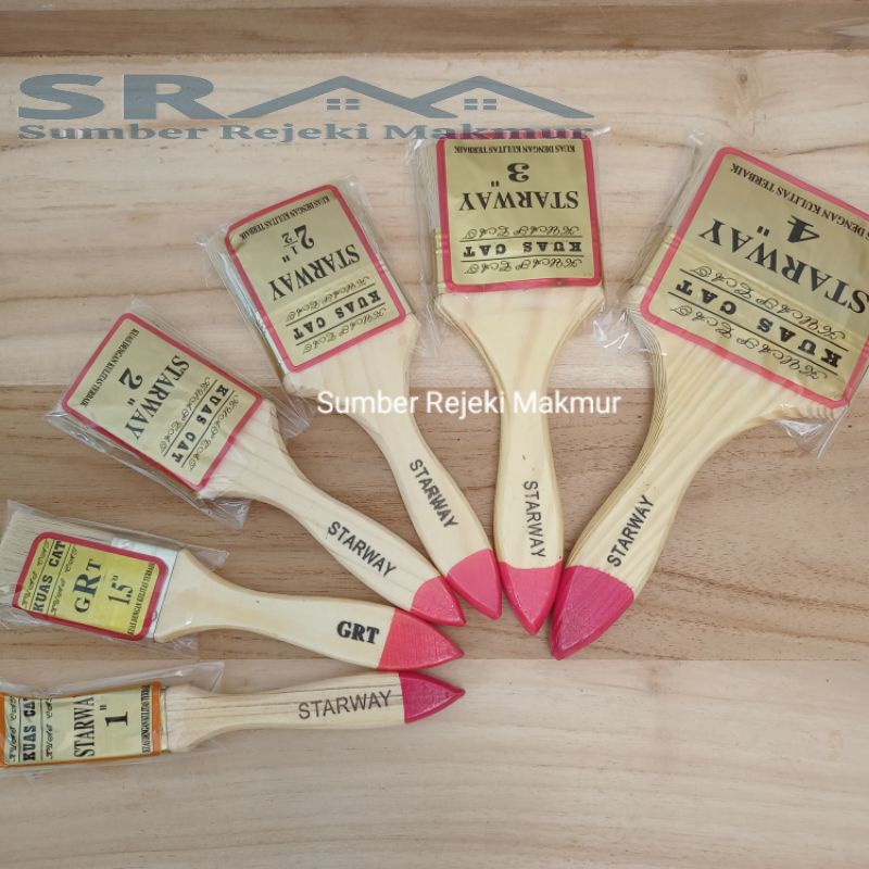 Jual Kuas Cat 1" / 1 1/2" / 2" / 2 1/2" / 3" / 4" inc Koas | Shopee ...