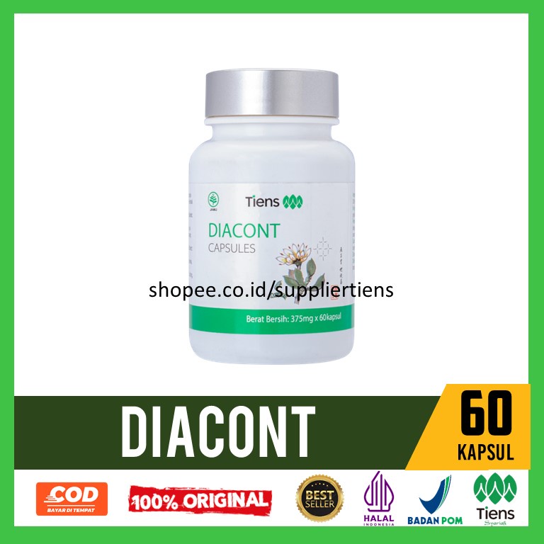 Jual Tiens Diacont Herbal Diabetes atau Kencing Manis Tianshi | Shopee ...