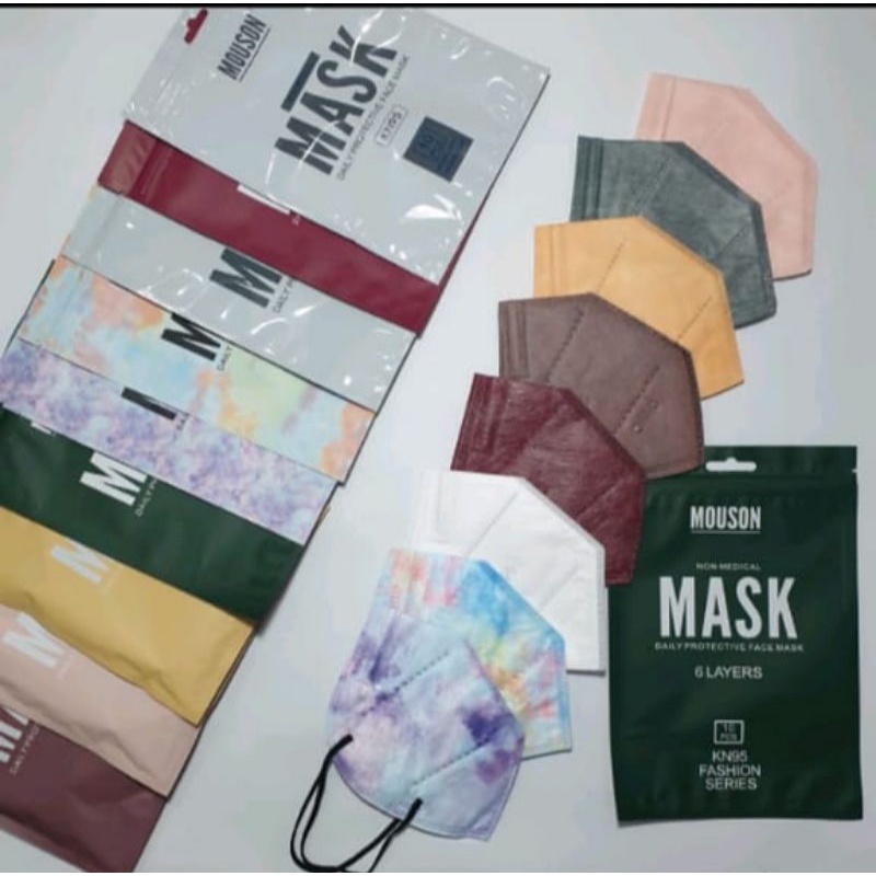 Jual Masker KN95 Mouson / Alkindo Protective Face mask Mouson 5ply ...