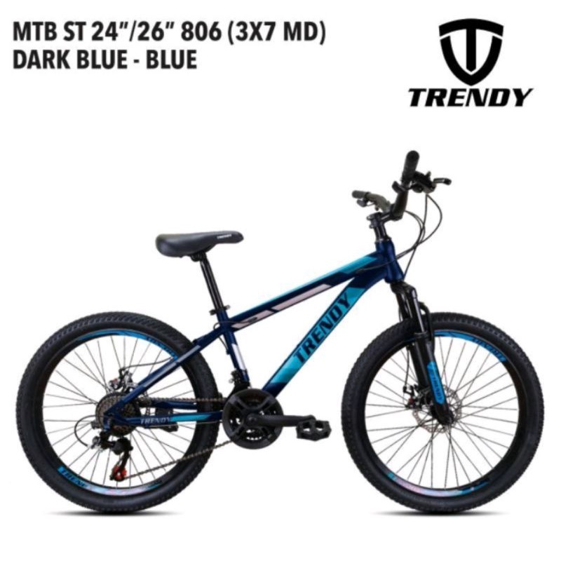 Jual Sepeda Gunung MTB Federal 24 26 inch Dewasa 7 Speed VELION TRENDY ...