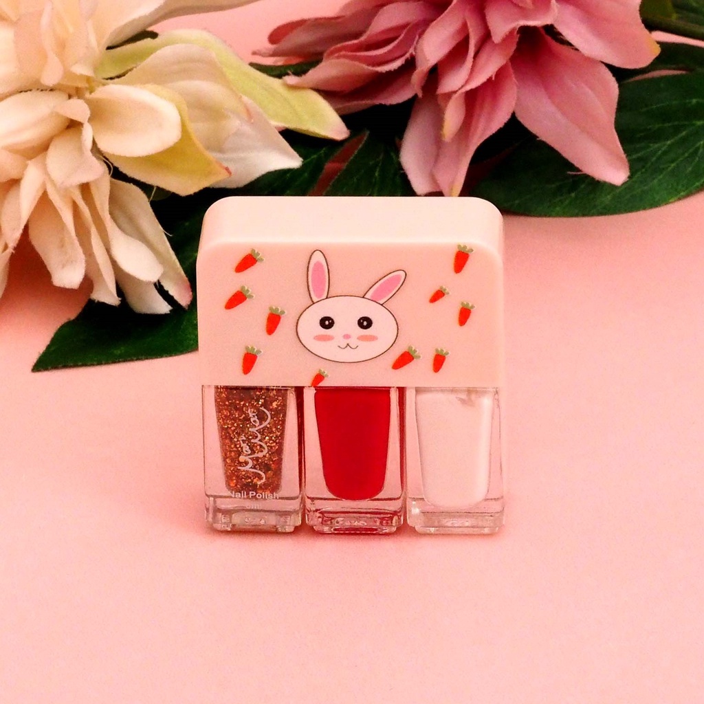 Jual Kutek 3 IN 1 Marimar Cat Kuku 3 Warna Glitter Kutek Korea Import ...