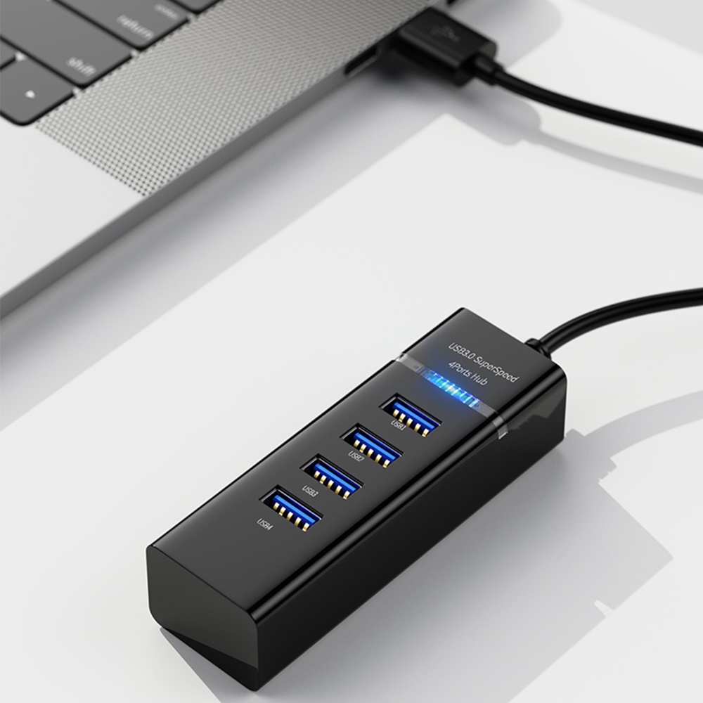 Jual USB HUB 4 Port Actual【COD】 USB Hub 3.0 High Speed up To 5Gbps For ...