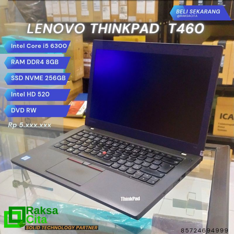 Jual Lenovo Thinkpad T460 Core i5 Ram DDR4 8Gb SSD 256GB TOUCHSCREEN ...