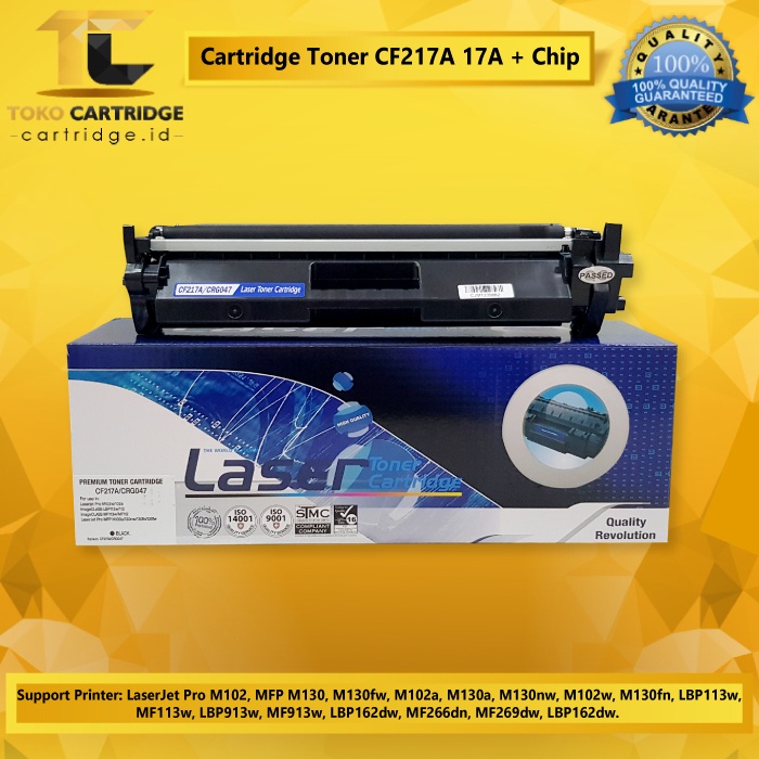 Jual Cartridge Toner HP CF217A 17A Printer HP Laserjet Pro M102 MFP ...