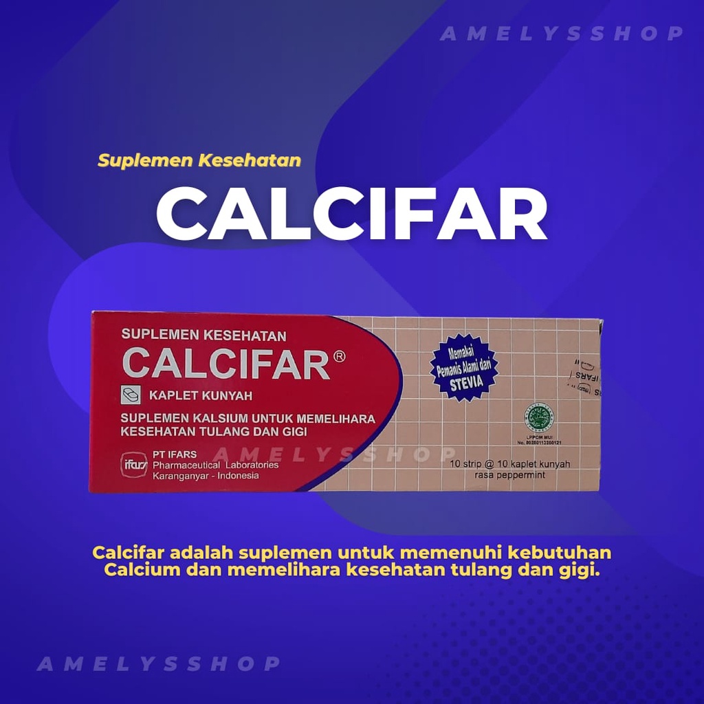 Jual CALCIFAR SUPLENMEN KESEHATAN - Membantu memenuhi kebutuhan calcium ...