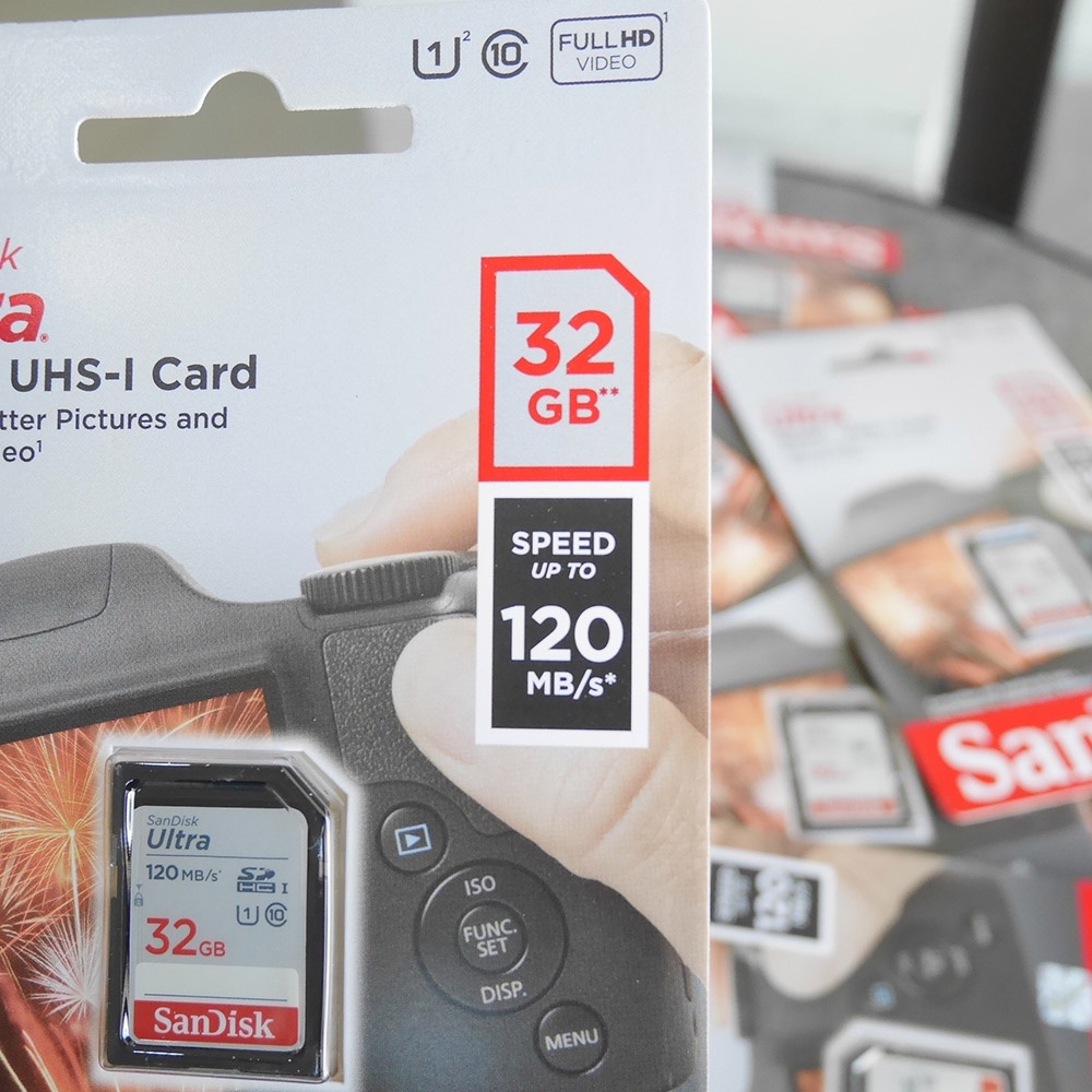 Jual NEW / BARU MEMORY KAMERA SANDISK Ultra 32Gb 120Mb/s class 10 SDHC ...
