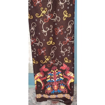 Jual kain sutra batik khas kal-teng,harga per setengah meter | Shopee ...