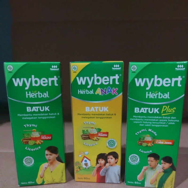 Jual OBAT BATUK WYBERT HERBAL ANAK DAN DEWASA 60ml | Shopee Indonesia