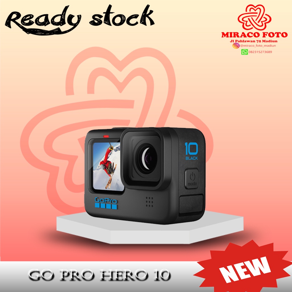 Jual Go Pro Hero 10 Black | Shopee Indonesia