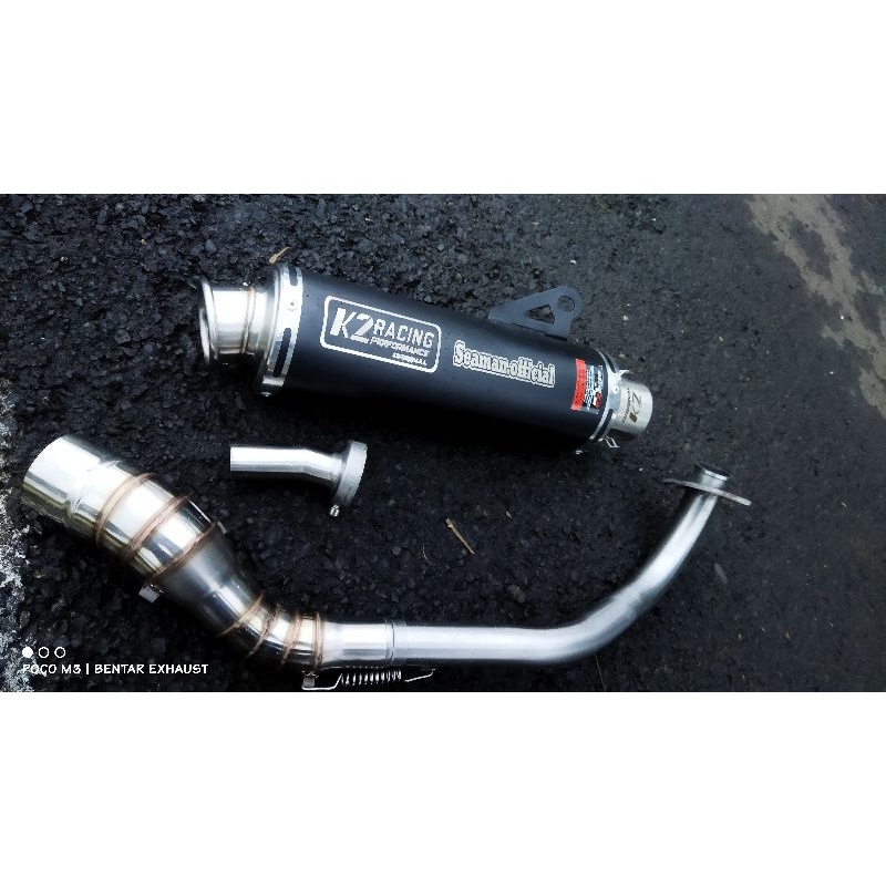 Jual knalpot racing matic original K2 exhaust type bs dof full sistem ...