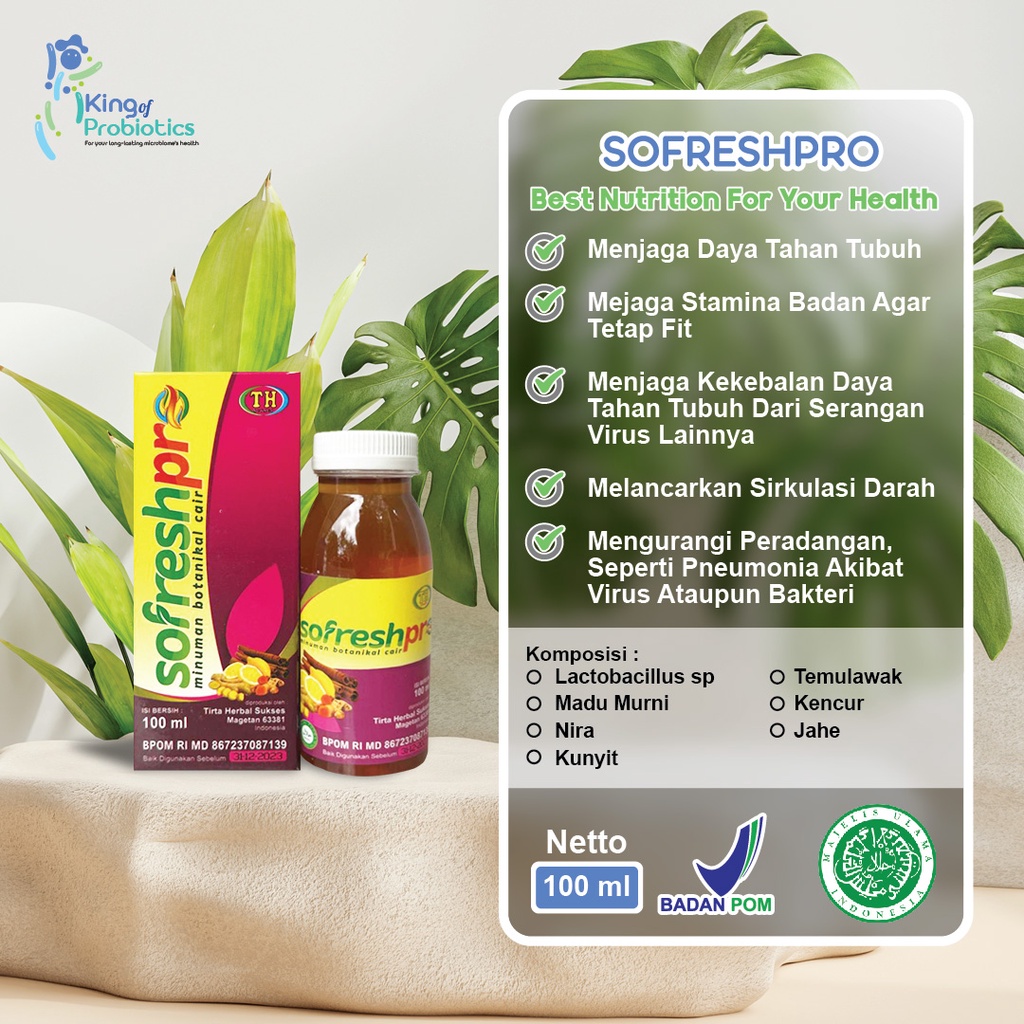 Jual Bioth So Fresh Pro Original Probiotik Kemasan Botol 100ml 500ml ...