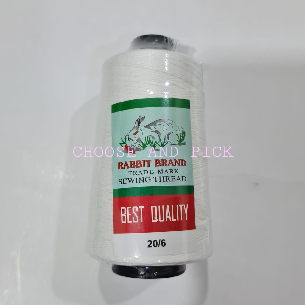 Jual Benang Mesin Jahit Karung 20/6 Putih / Benang Jahit Karung Kasar ...
