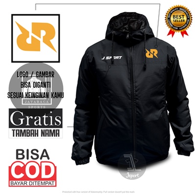 Jual JAKET PRIA CUSTOM PARASUT WATERPROOF DESAIN BEBAS | Shopee Indonesia