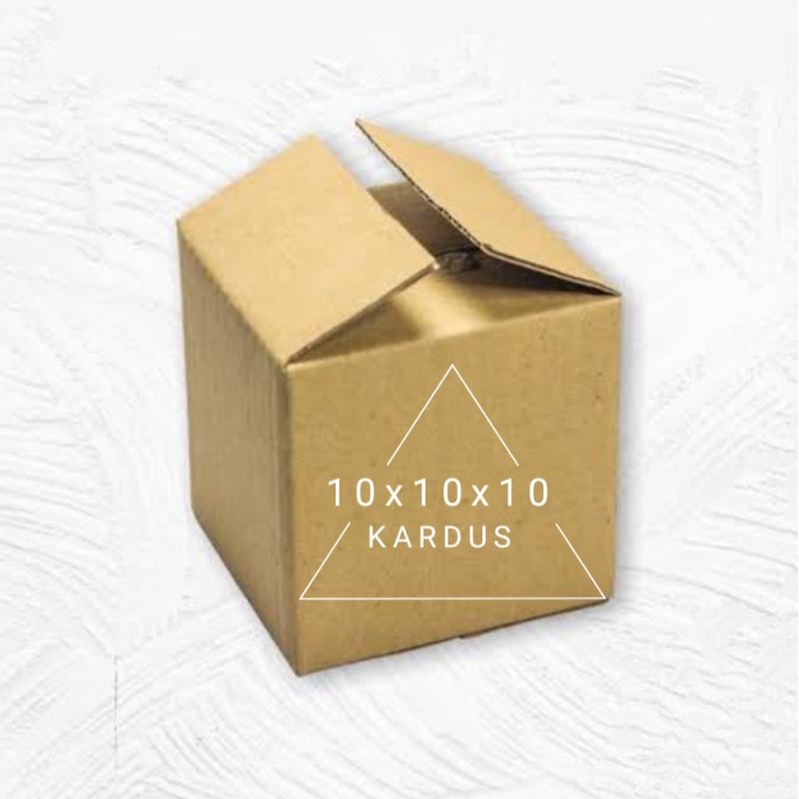 Jual Termurah Kardus Kecil Uk 10x10x10 packing polos | Shopee Indonesia